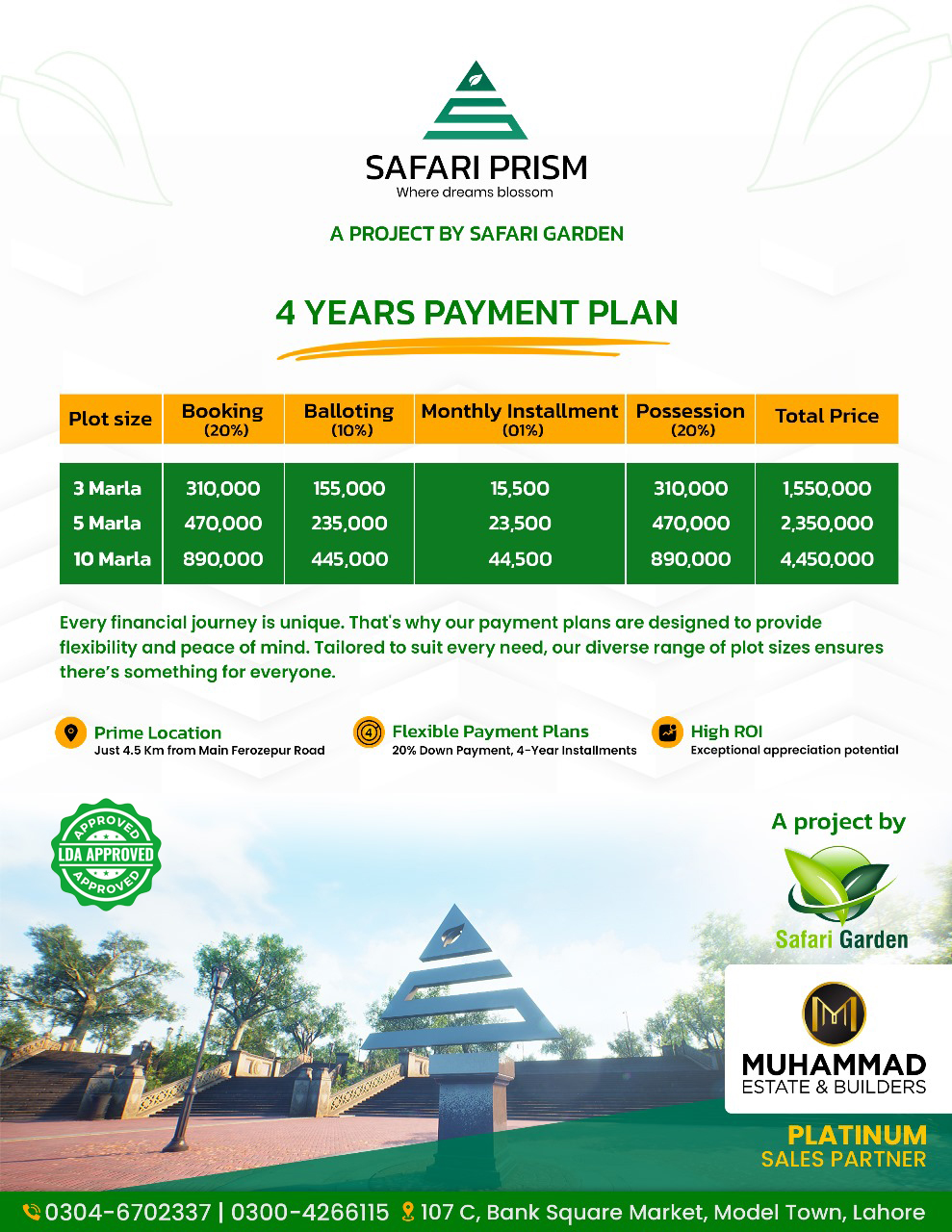 Safari Garden – Muhammad Estate & Builders